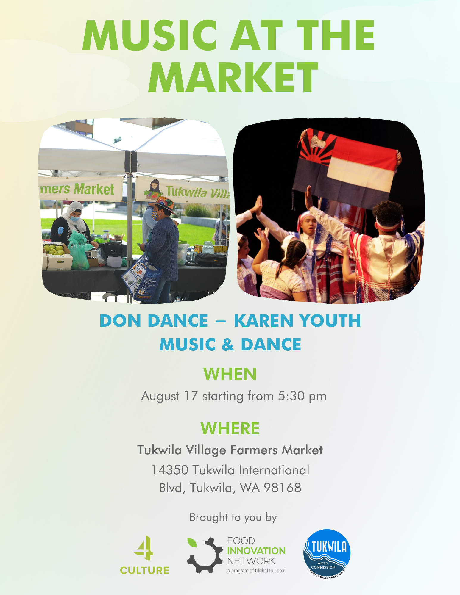 Don Dance – Karen Youth Music & Dance at the Market – Spice Bridge